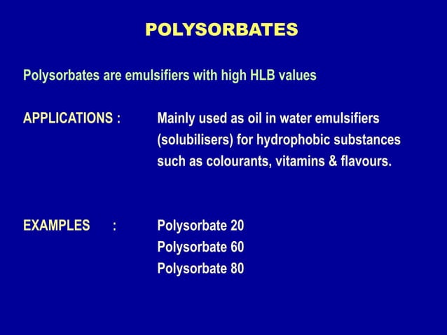 EMULSIFIER IN BAKERY current trends and roles- ppt | PPT | Chemistry ...