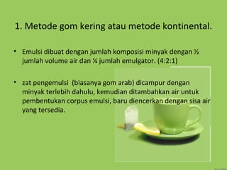 Emulsi jadi | PPT