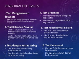 emulsi jadi yang dapat diformulasikan dan tipe emulsi | PPT