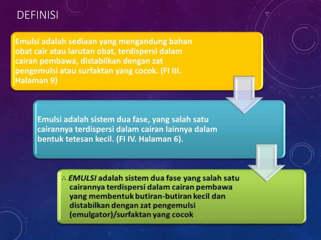 emulsi jadi yang dapat diformulasikan dan tipe emulsi | PPT