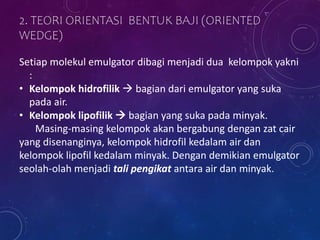 emulsi jadi yang dapat diformulasikan dan tipe emulsi | PPT