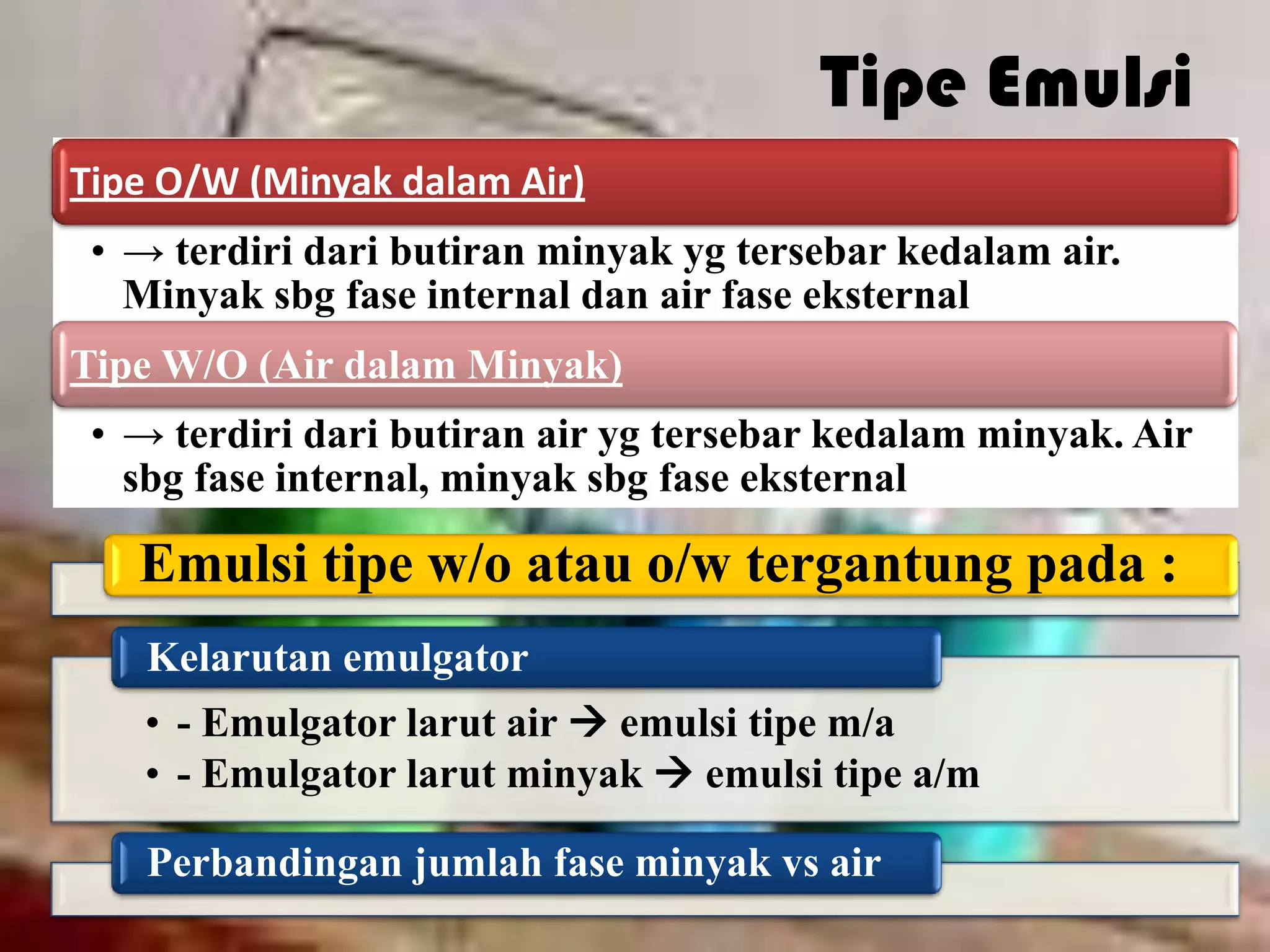 FORMULA PEMBUATAN EMULSI FARMASI | PPTX