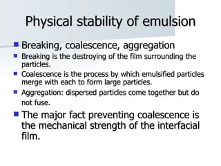 Emulsion | PPT