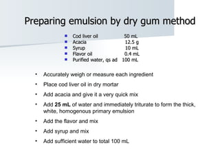 Emulsion | PPT