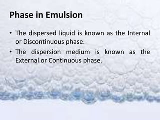 Emulsion | PPTX