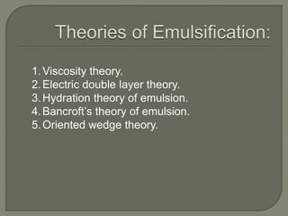 Emulsion | PPT