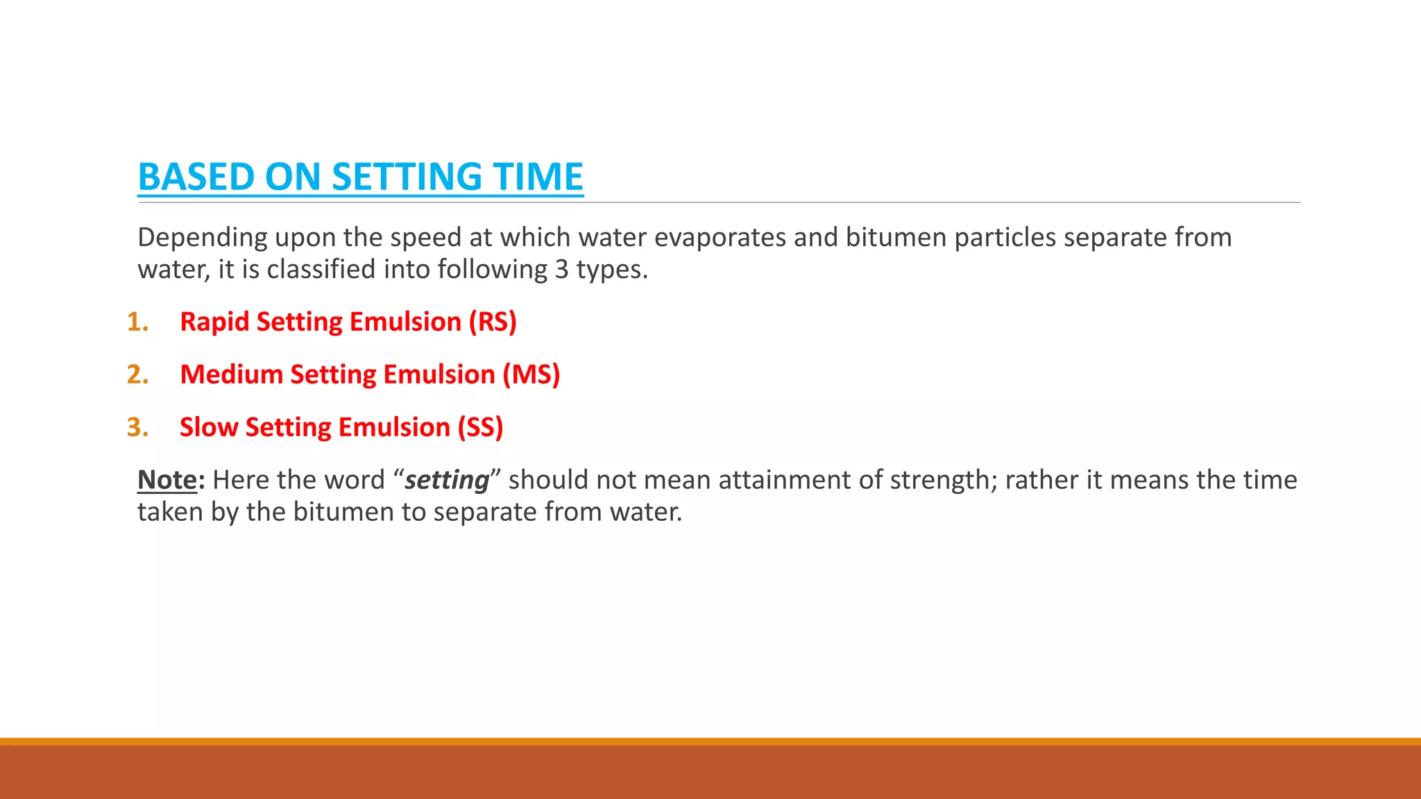 bitumen emulsion in bitumen pavement | PPTX