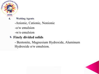Pharmacy#Emulsion#Physical Pharmaceutics II | PPTX