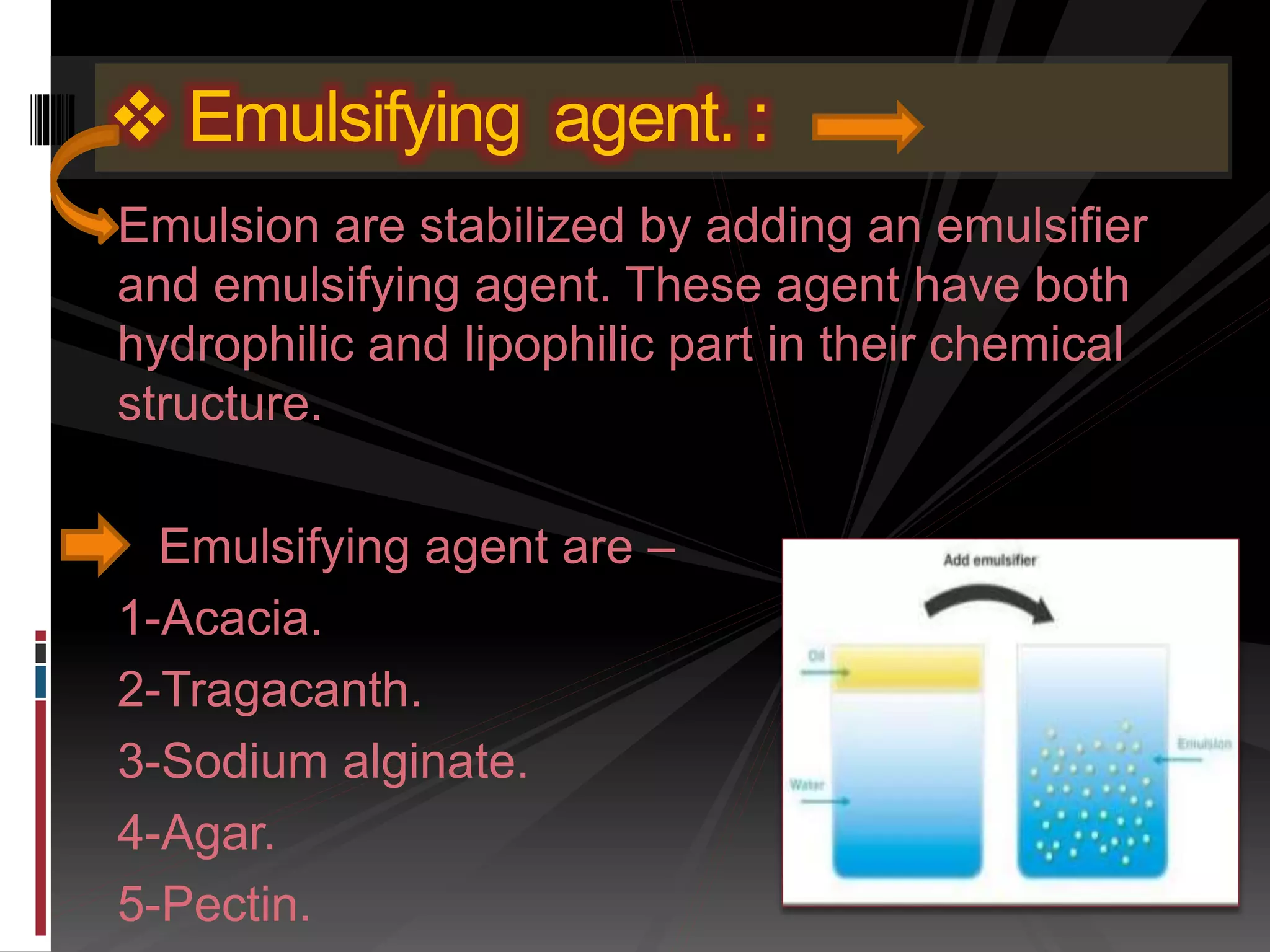 Emulsion: A biphasic system | PPTX