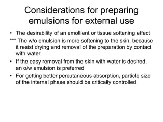 (Emulsion) | PPT