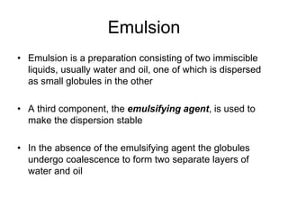(Emulsion) | PPT