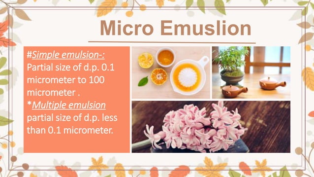 Emulsion : Test For Identification of Emulsion | PPTX