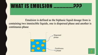 Emulsion | PPTX