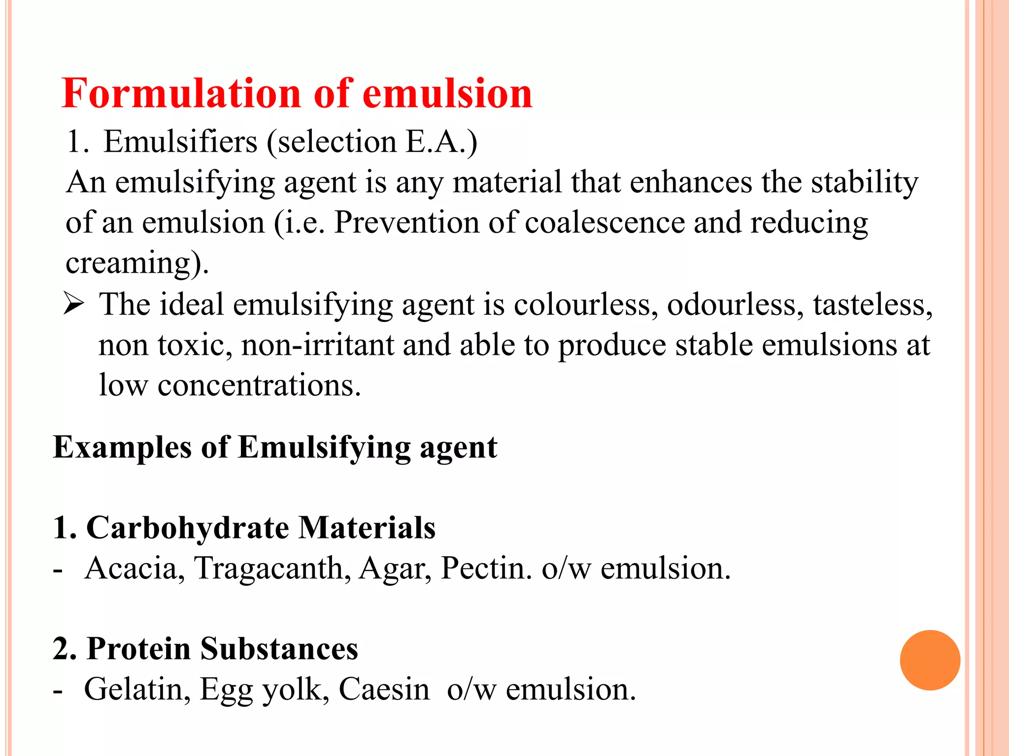 Emulsion | PPTX