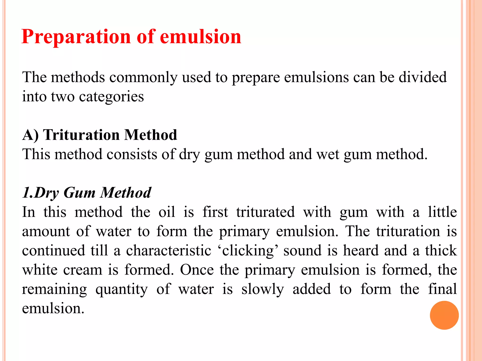 Emulsion | PPTX