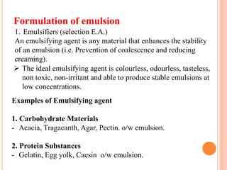 Emulsion | PPTX