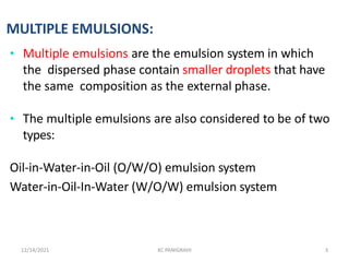 Pharmaceutical Emulsion | PPT