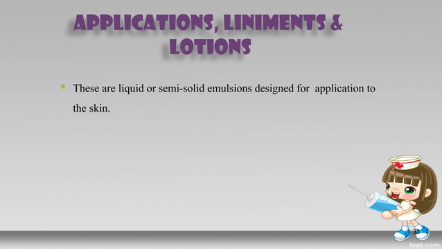 (EMULSION) pharmaceutical dosage form for use | PPT