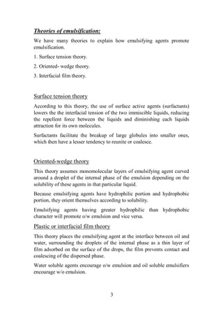 Basics of Emulsion-Basics of Emulsion Chemistry | PDF