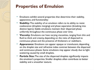 Food Science -Types of Emulsion in food.pptx