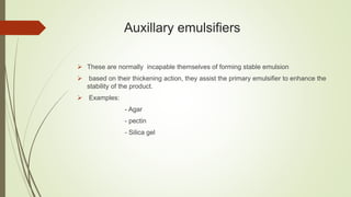 Pharmaceutical Emulsion and Suppository | PPTX