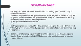 Emulsion & SMEDDS | PPTX