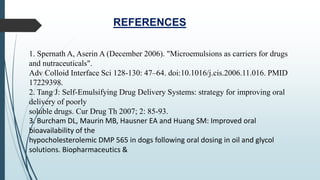 Emulsion & SMEDDS | PPTX