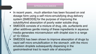 Emulsion & SMEDDS | PPTX