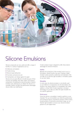 Emulsion and dispersion tech brochure | PDF