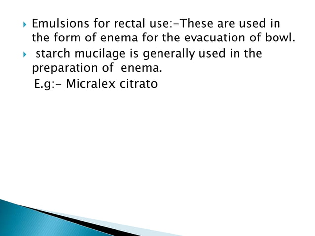 Emulsion and suspensions | PPTX | Chemistry | Science