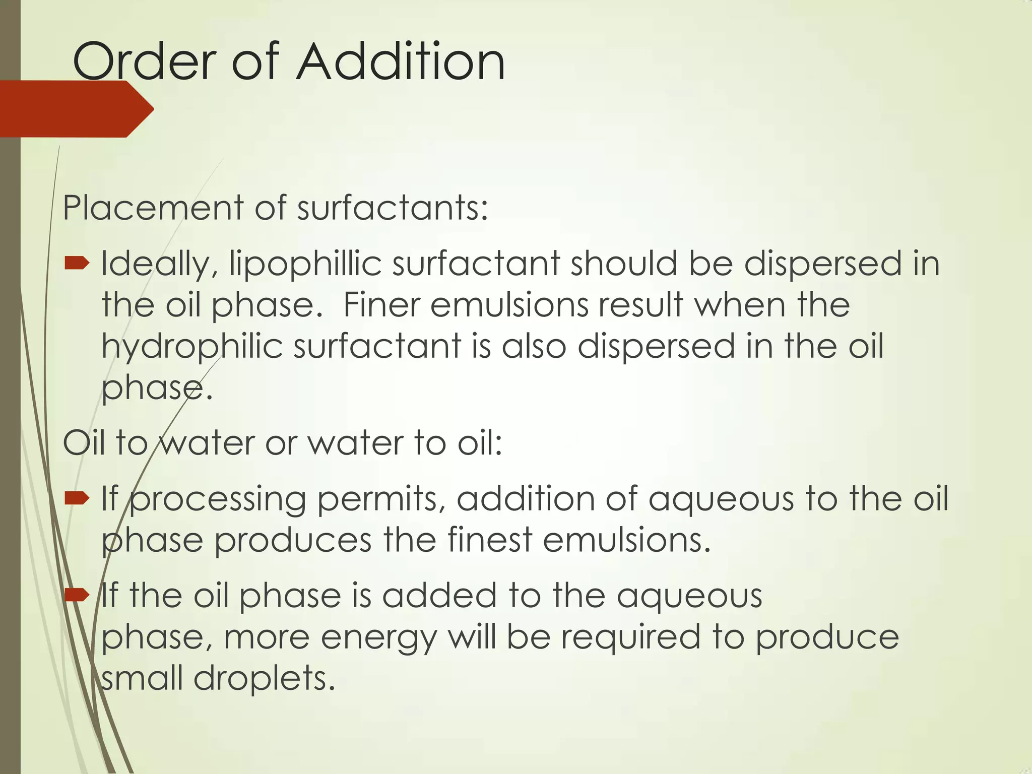 Emulsion formulation overview | PPT