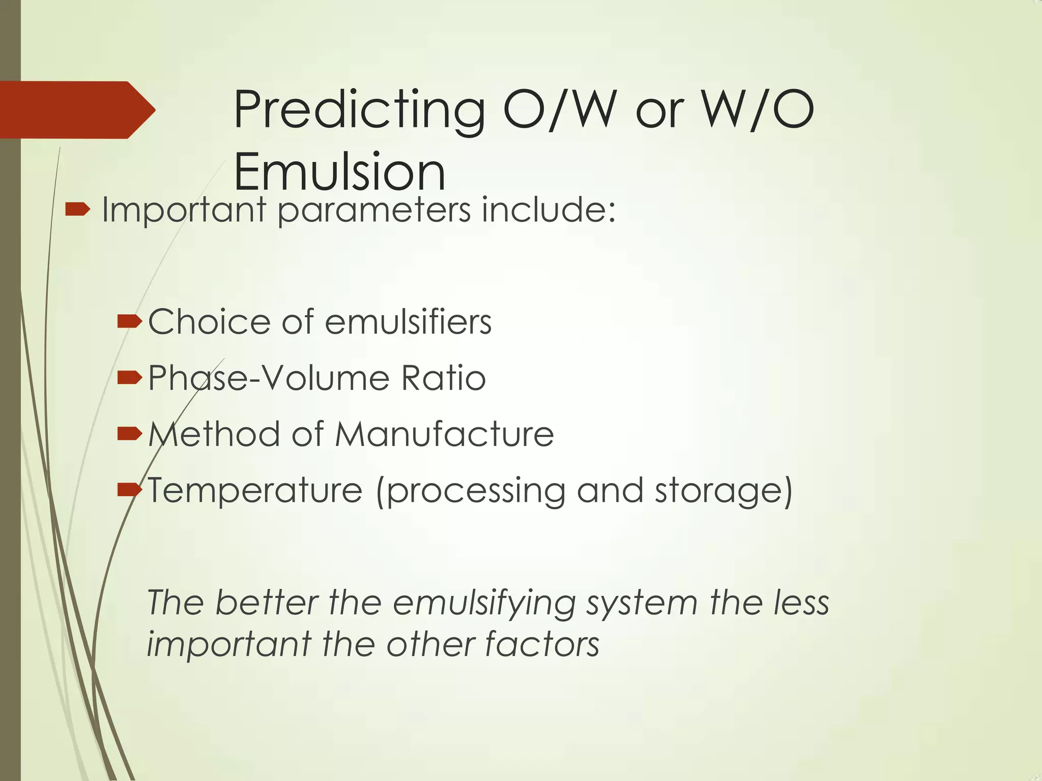 Emulsion formulation overview | PPT