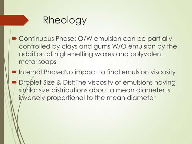 Emulsion formulation overview | PPT