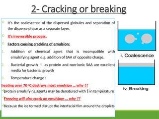 Emulsions Dosage form, types and MIU PPT | PPT | Free Download