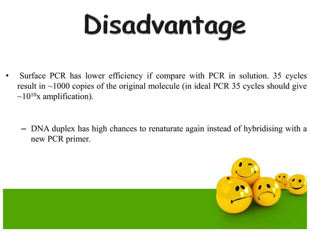 EMULSION PCR,VARIOLA PCR,BRIDGE PCR | PPTX | Biological Sciences | Science