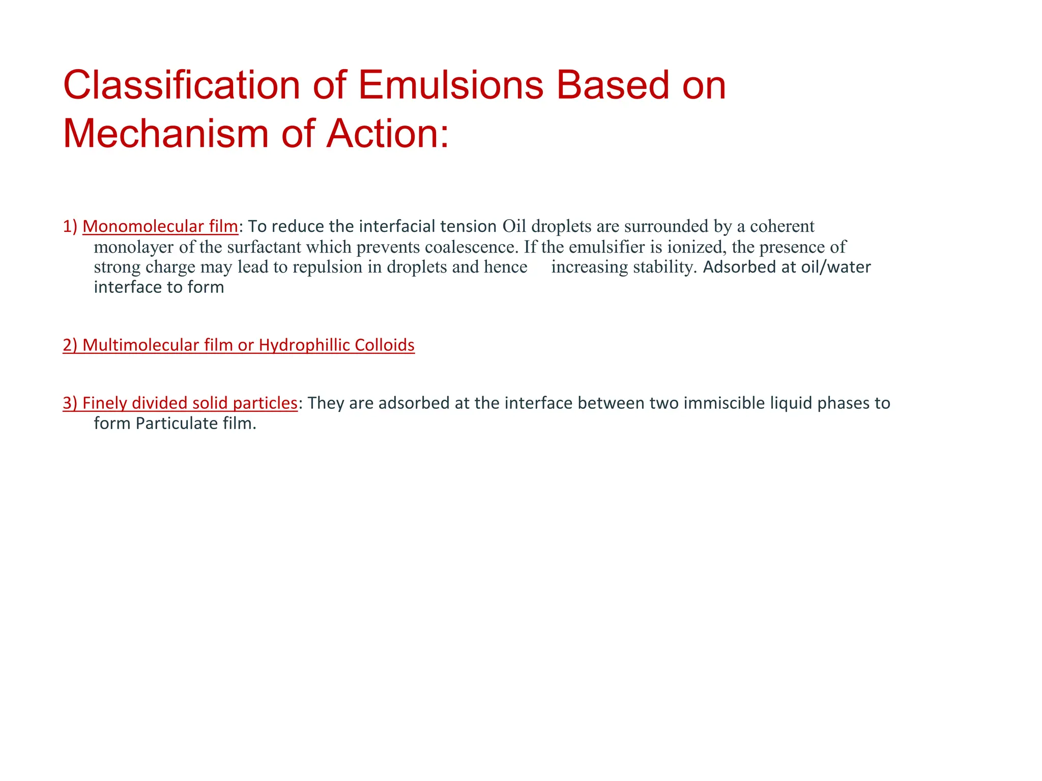 Emulsion and emulsion method and types of emulsion (Physical Pharmacy ...