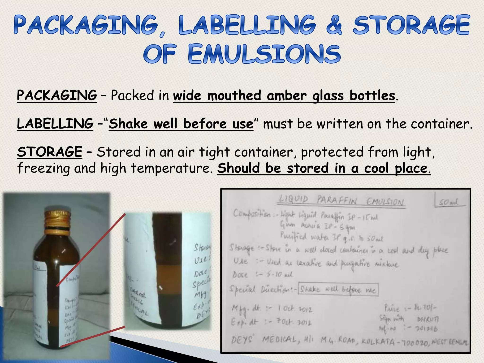 Dhruti Avlani - Emulsion | PPTX