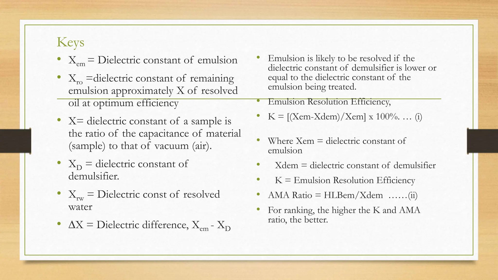 Oil field emulsion, it's form, condition and the role of emulsifier PPT ...