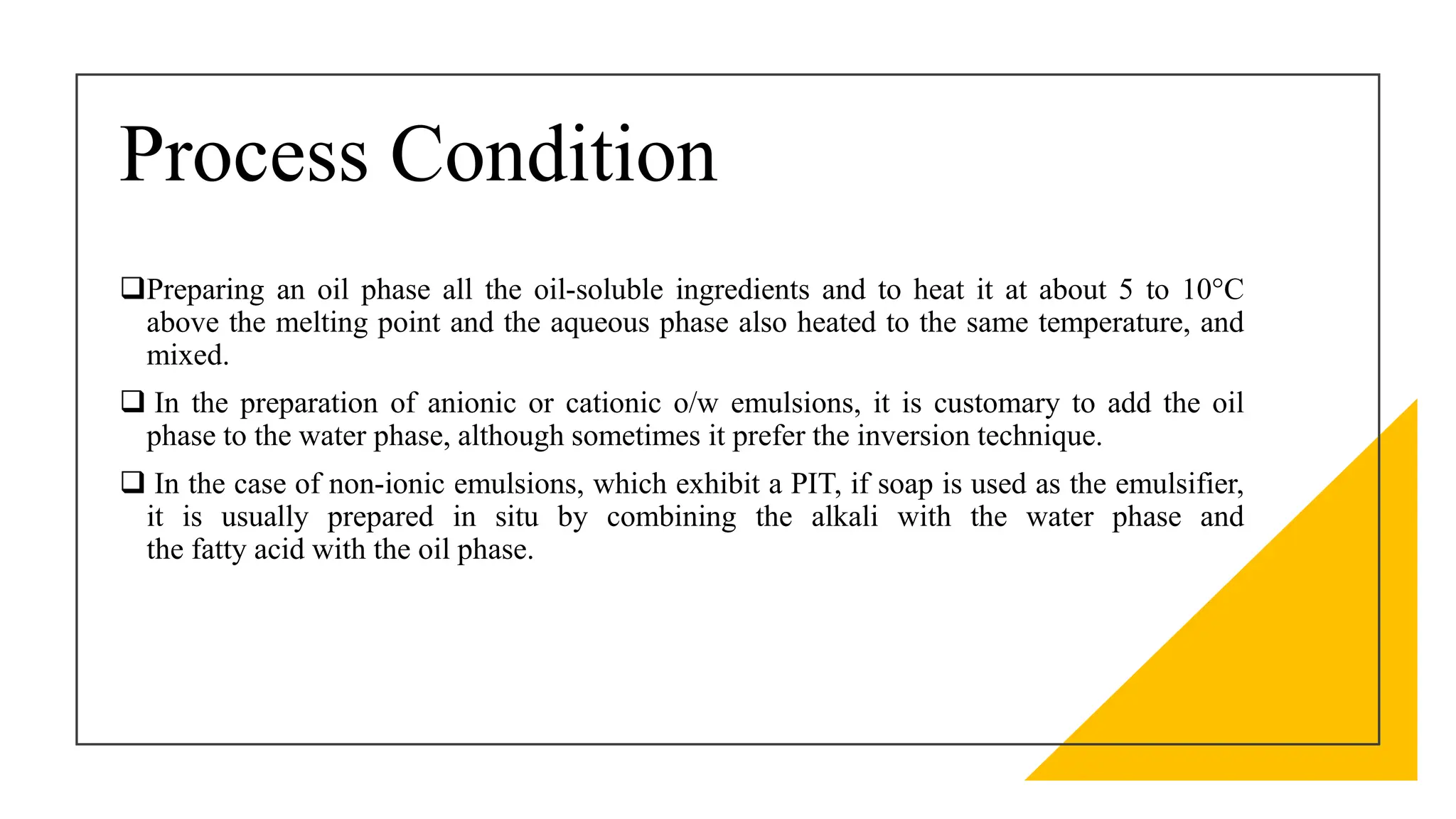 emulsion process how to prepare emulsion | PPTX