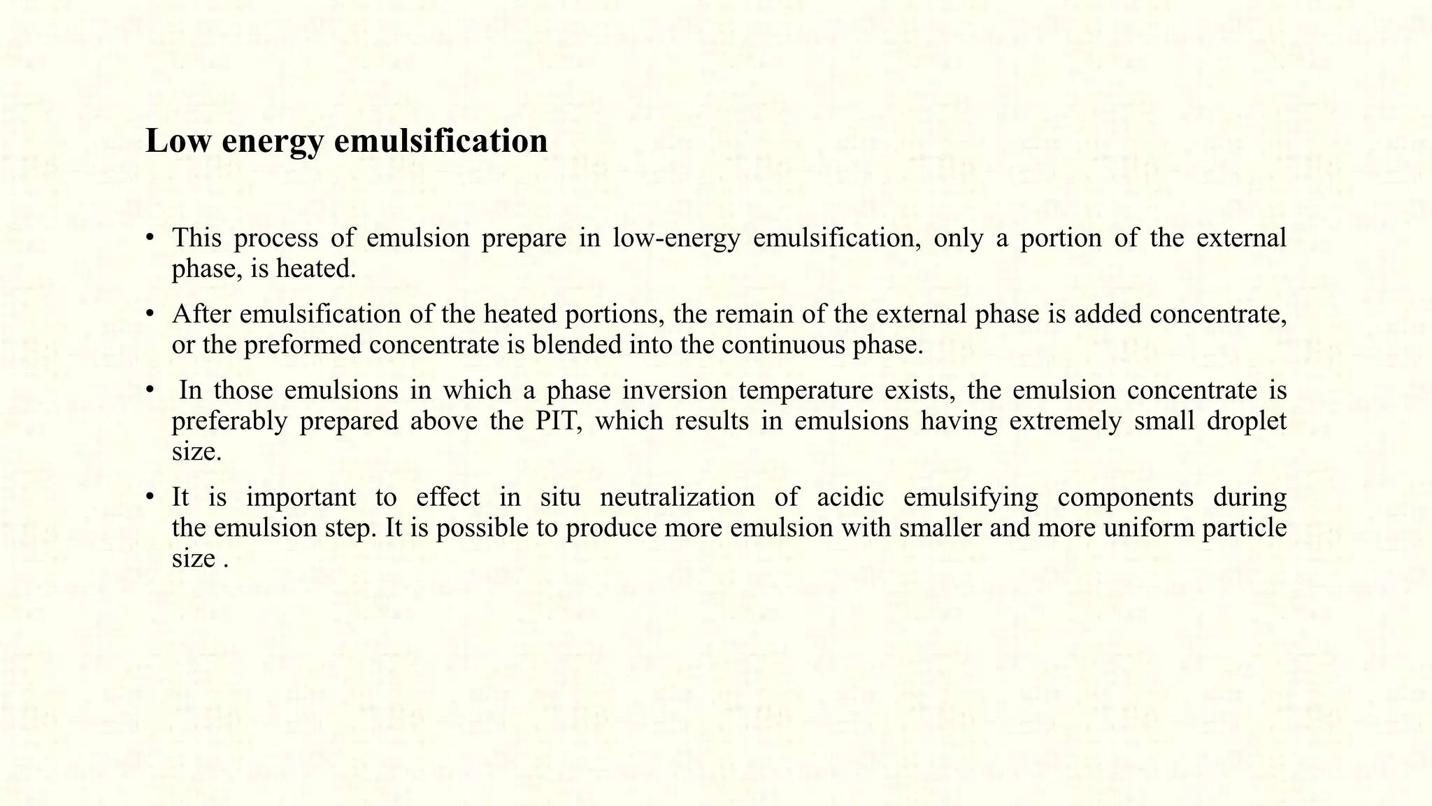 emulsion process how to prepare emulsion | PPTX