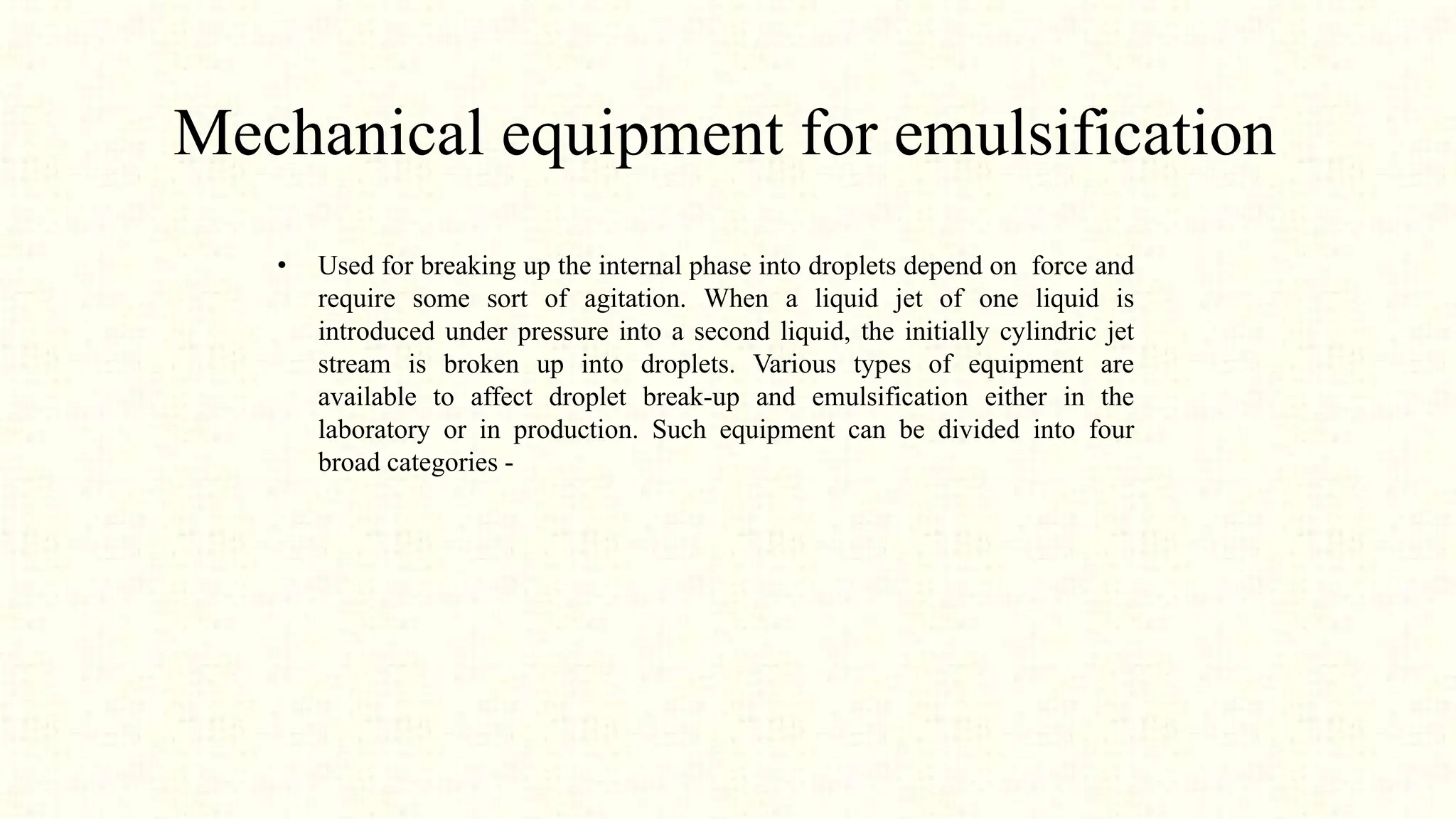 emulsion process how to prepare emulsion | PPTX