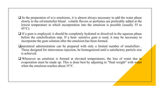 emulsion process how to prepare emulsion | PPTX