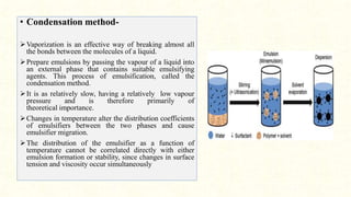 emulsion process how to prepare emulsion | PPTX