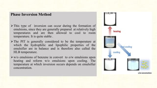 emulsion process how to prepare emulsion | PPTX