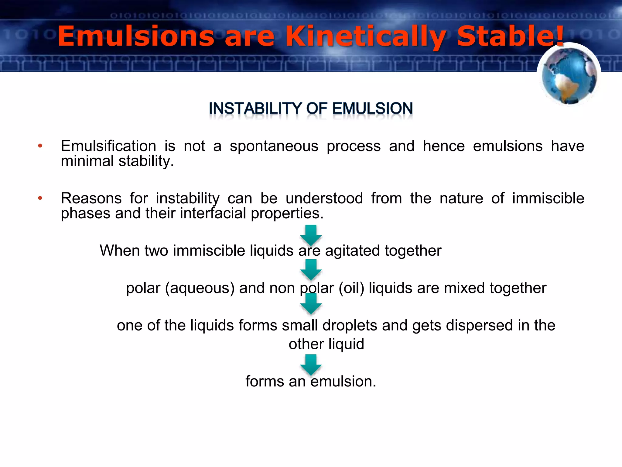 Emulsions | PPT