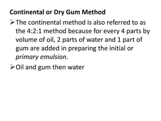 Emulsions | PPTX