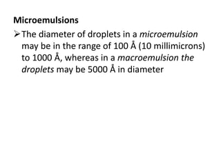 Emulsions | PPTX