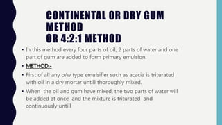 Emulsions | PPTX