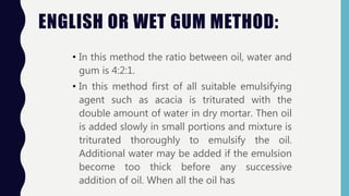 Emulsions | PPTX