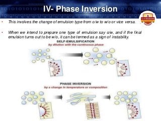 Emulsions | PPTX
